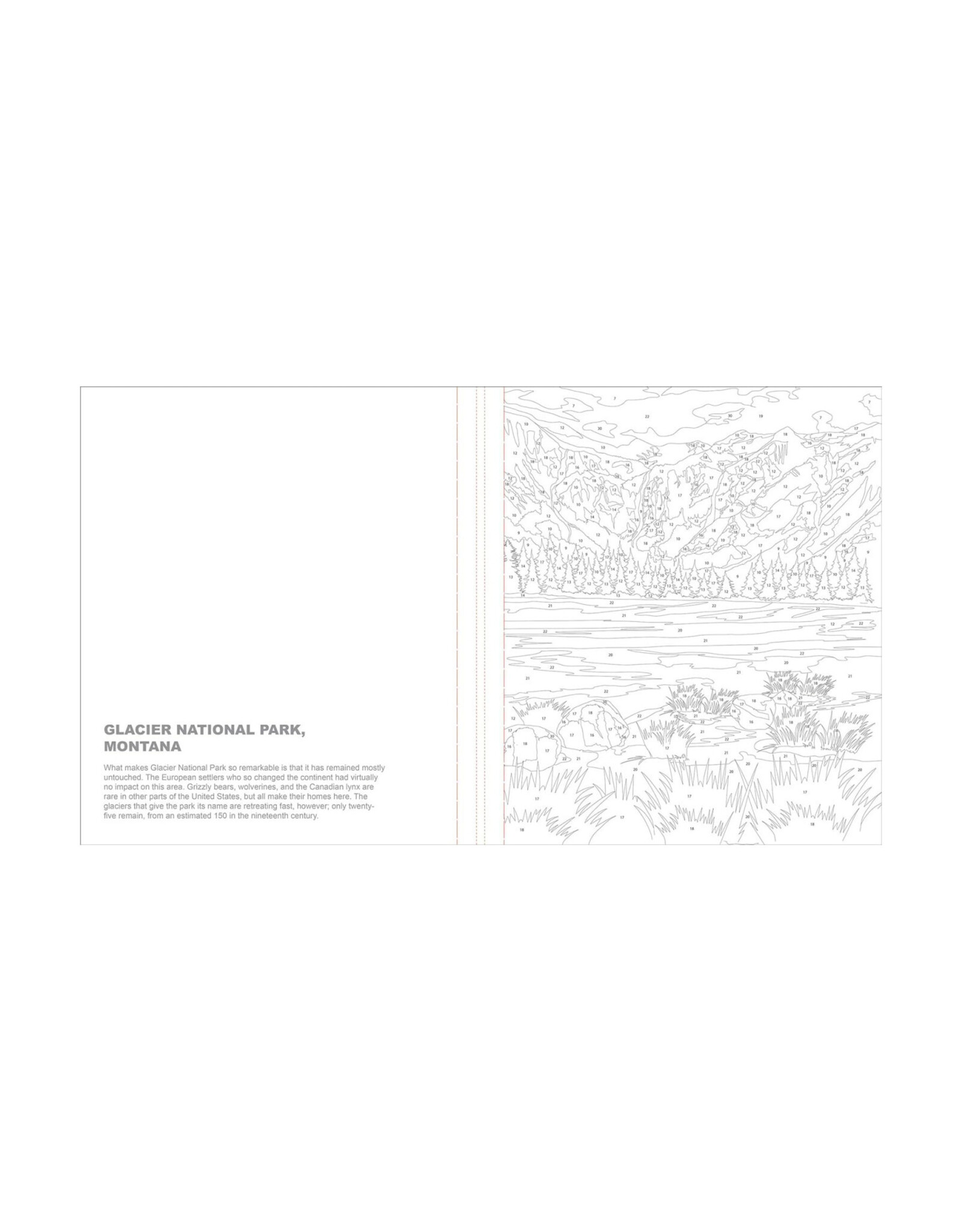 National Parks Color By Numbers Printable