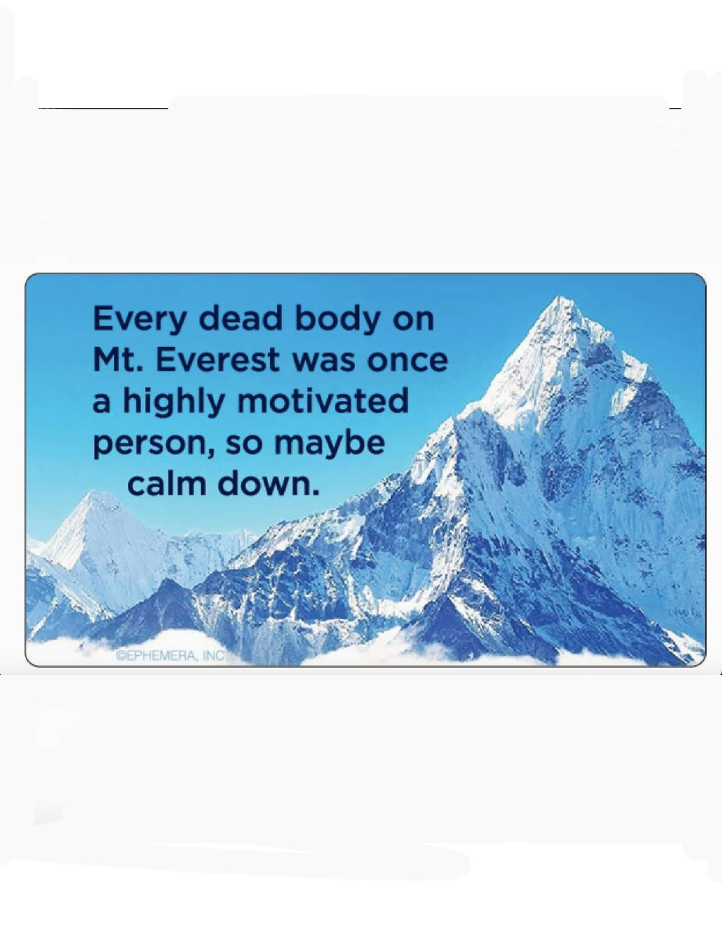 Mount Everest Sticker - Home