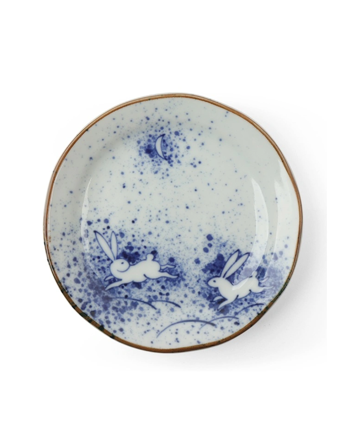 Rabbit & Moon Plate - Small - Home