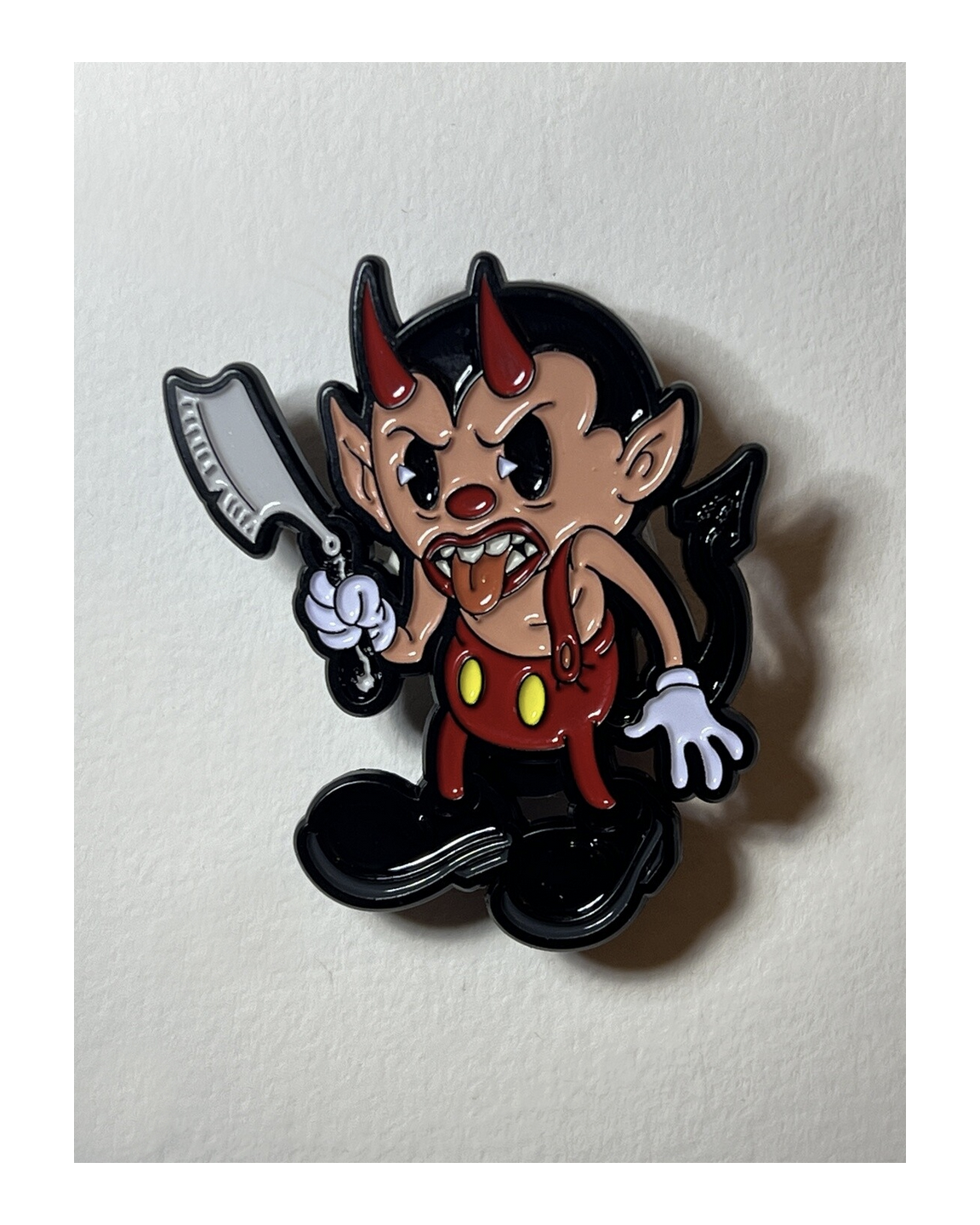 Cartoon Creepies Red Devil Pin - Home