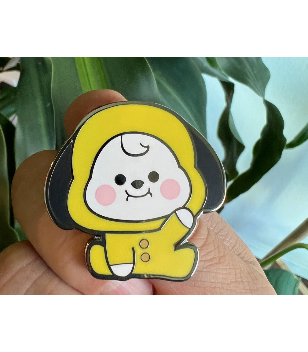 Cute Dog Jimin Enamel Pin - Home