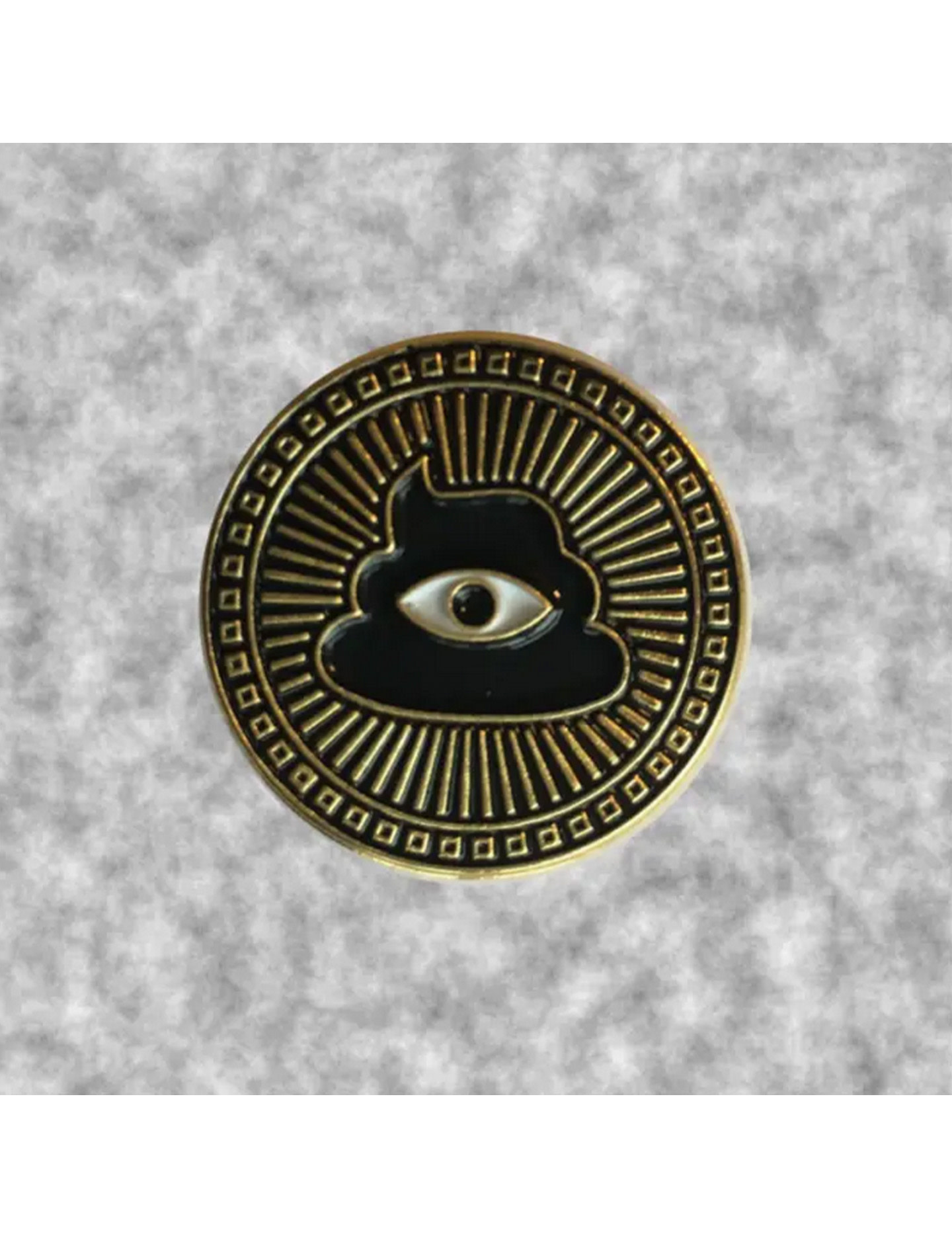 All Pooping Eye Enamel Pin - Home