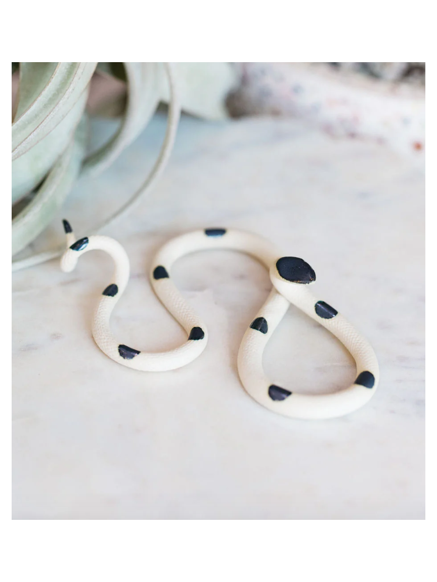 Small Tabletop Ceramic Snake - Simon - Home