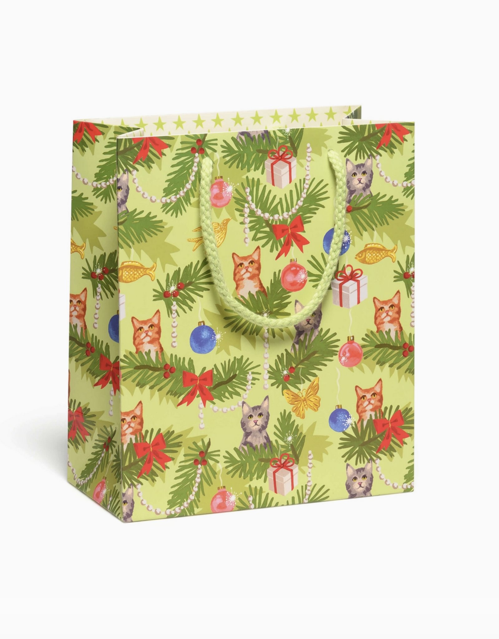Christmas Cats Gift Bag - Home