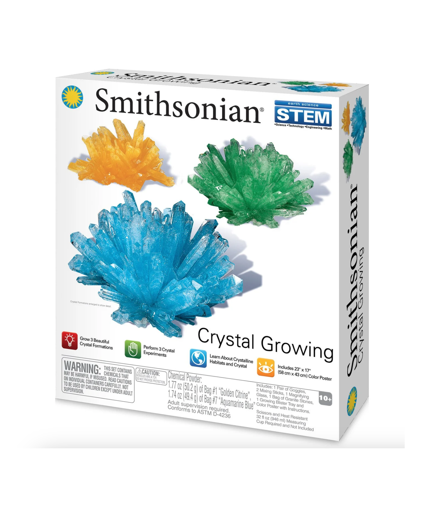 Smithsonian Crystal Growing Kit - Home