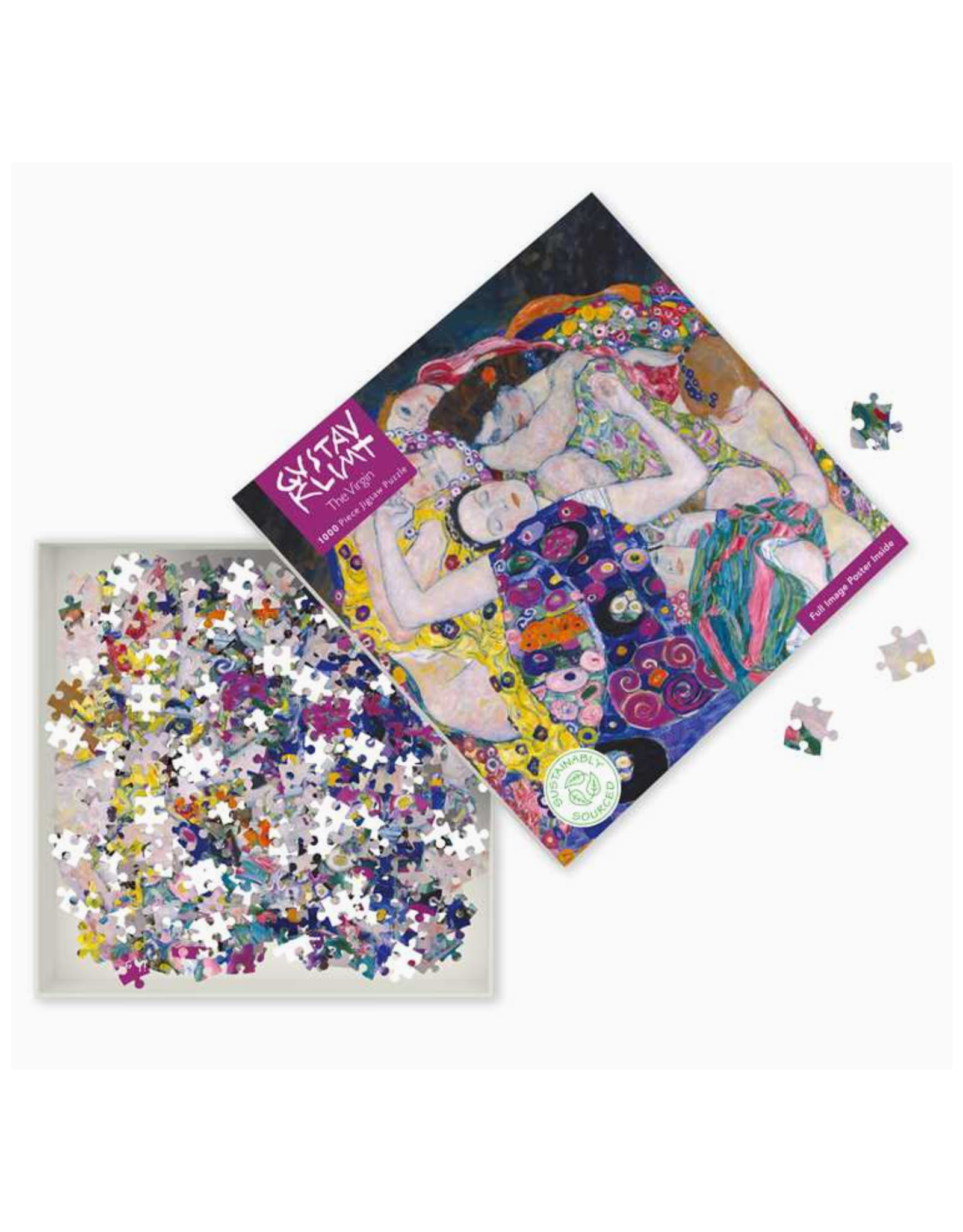 Gustav Klimt The Virgin 1000 Piece Puzzle - Home