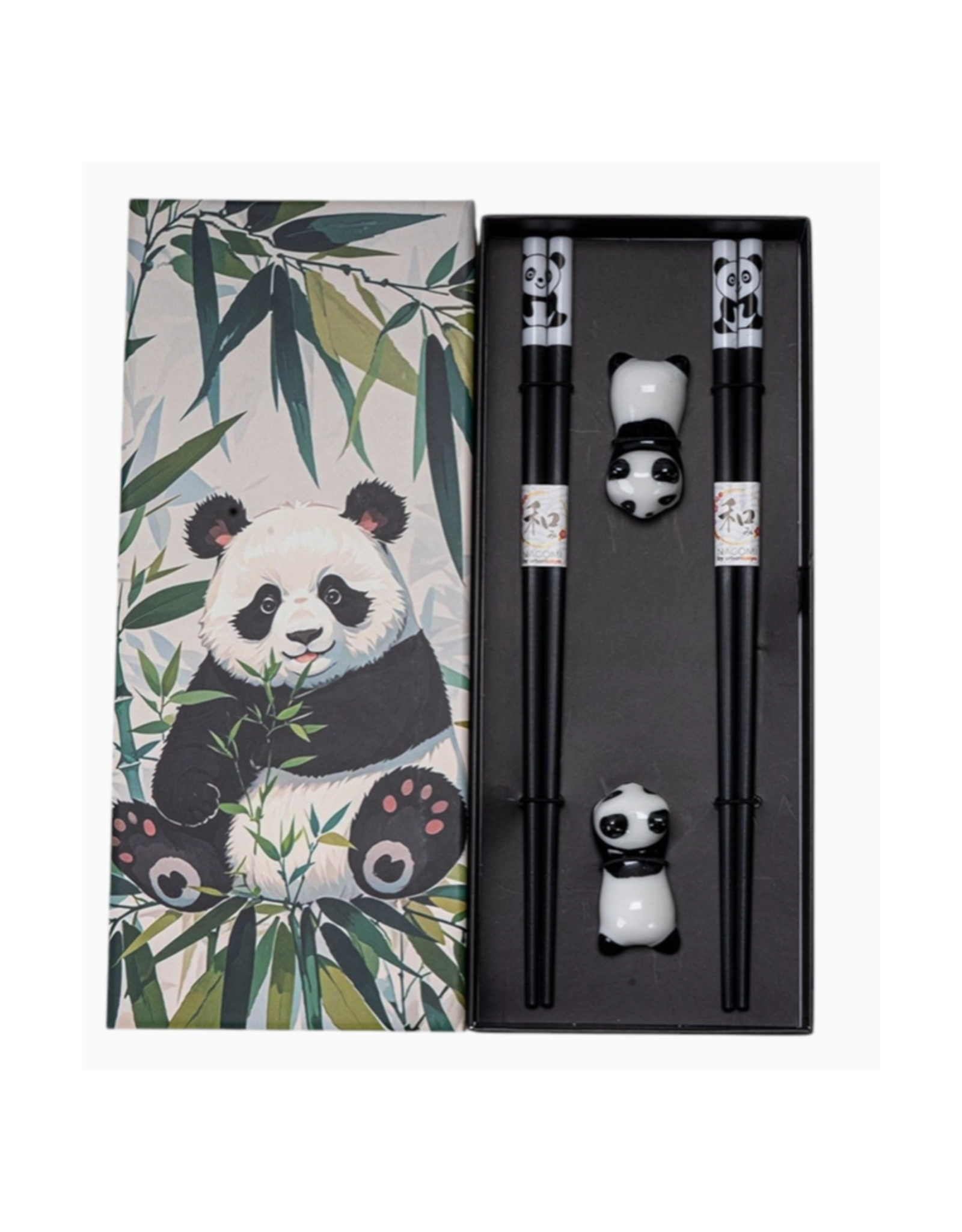 Panda Chopstick Rest & Chopsticks Set of 2 - Home