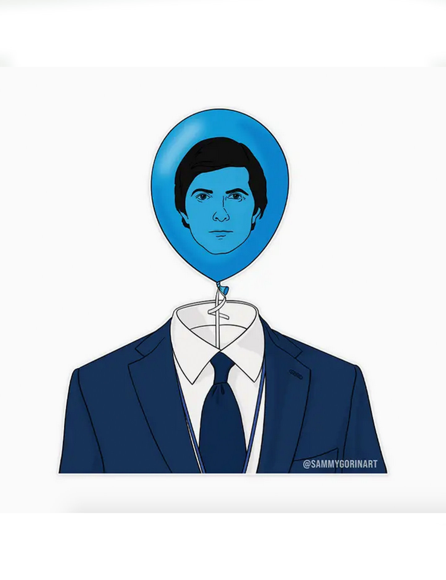 Mark Balloon Severance Sticker - Home