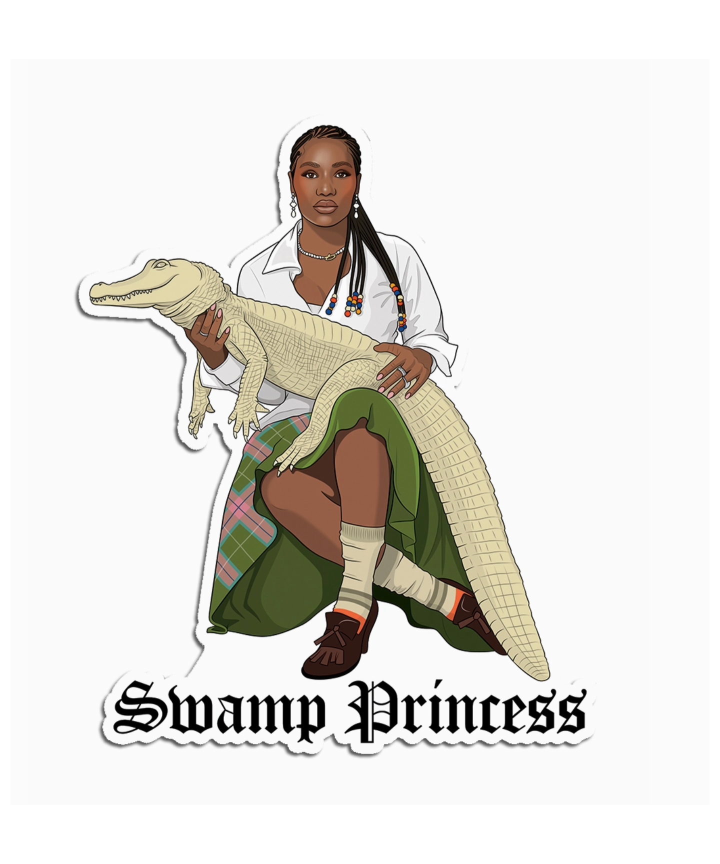 Doechii Swamp Princess Sticker - Home