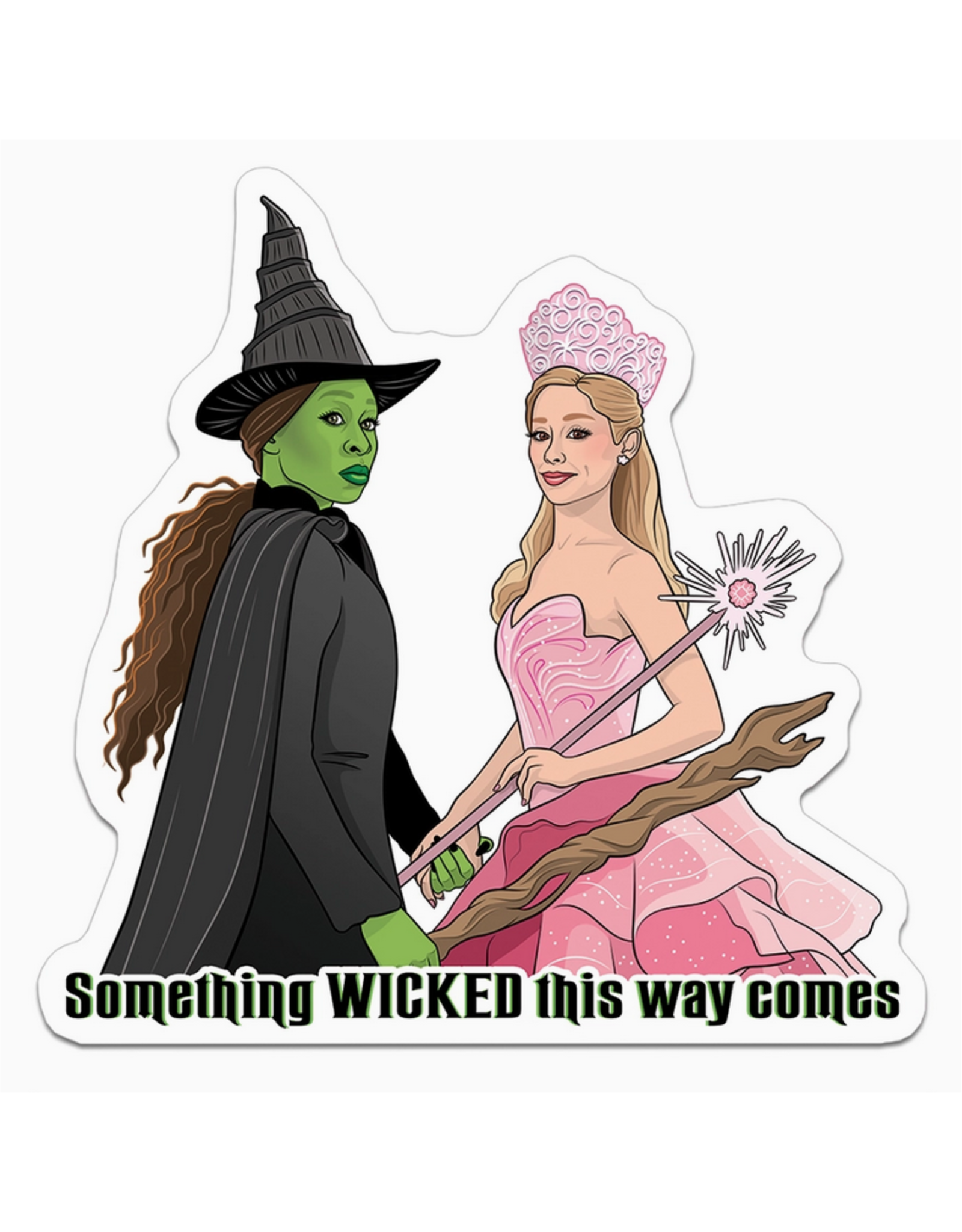 Something WICKED This Way Comes Sticker - Home
