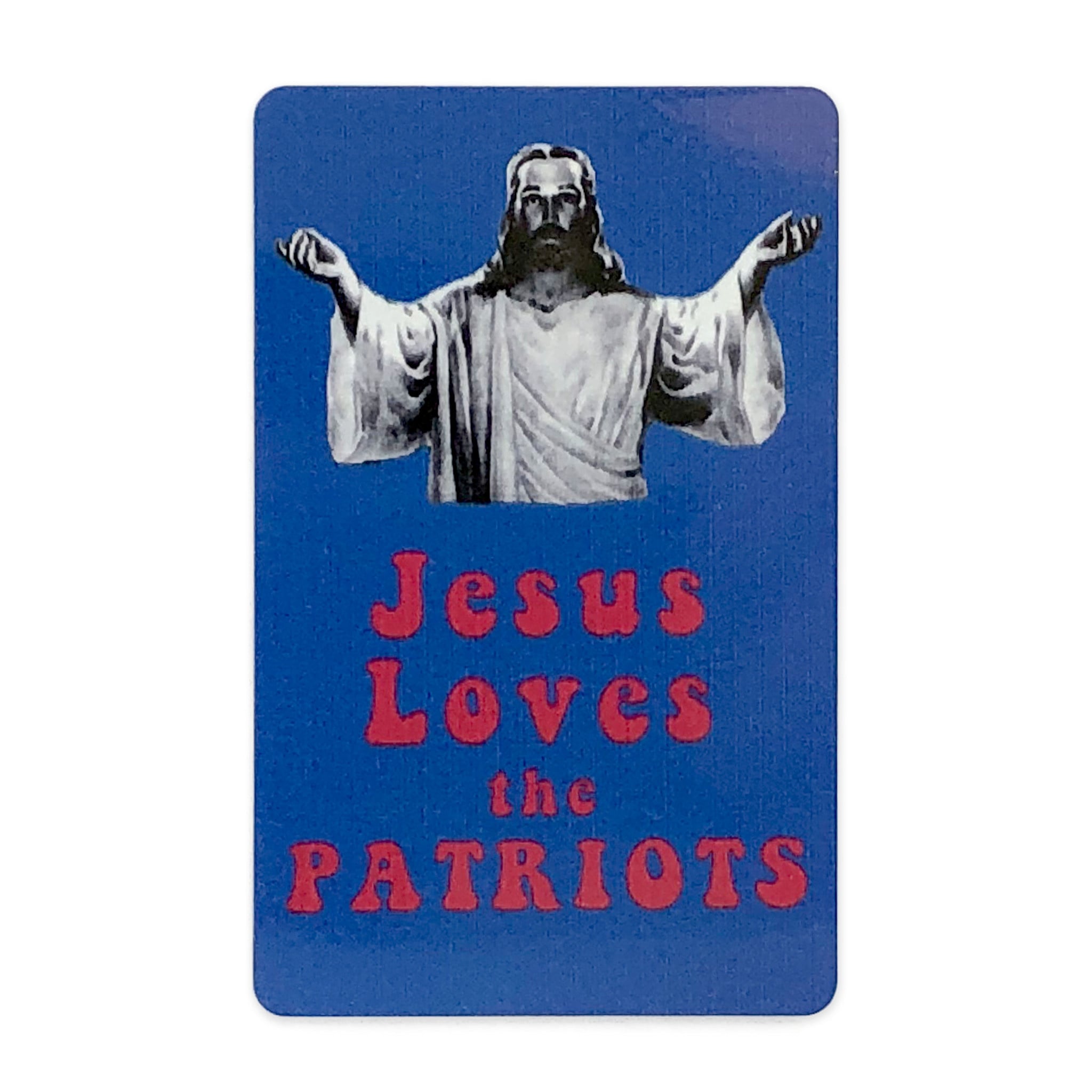 Jesus Loves the Patriots Magnet - Home