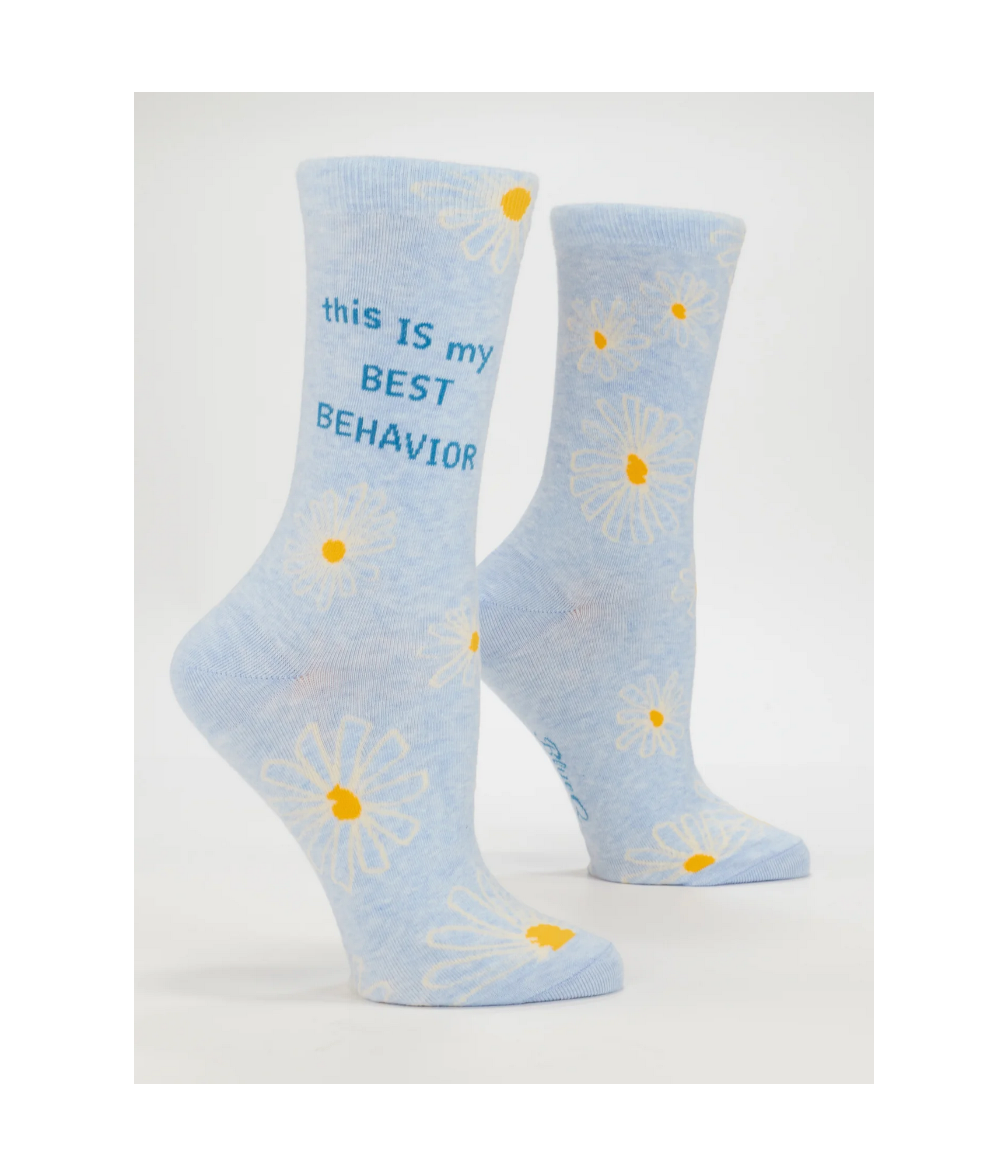 This Is My Best Behavior Women's Crew Socks - Home