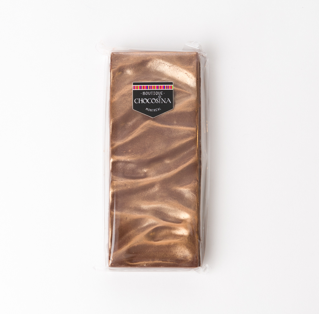 Milk Choc Salted Caramel Giant Gold Bar 250g - CHOCOSINA