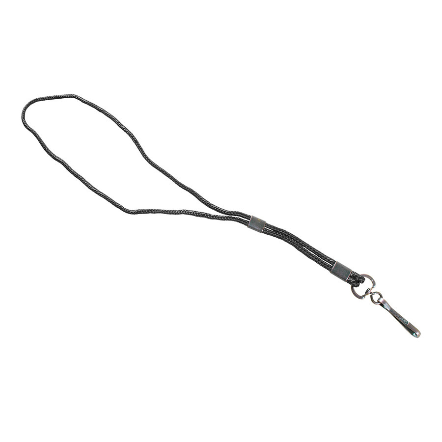 WHISTLE LANYARD BLACK (NECK) - SoccerWorld