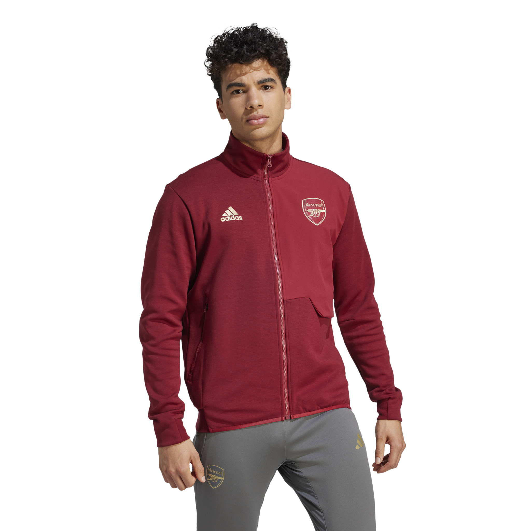 Adidas Arsenal 23/24 Anthem Jacket - SoccerWorld - SoccerWorld