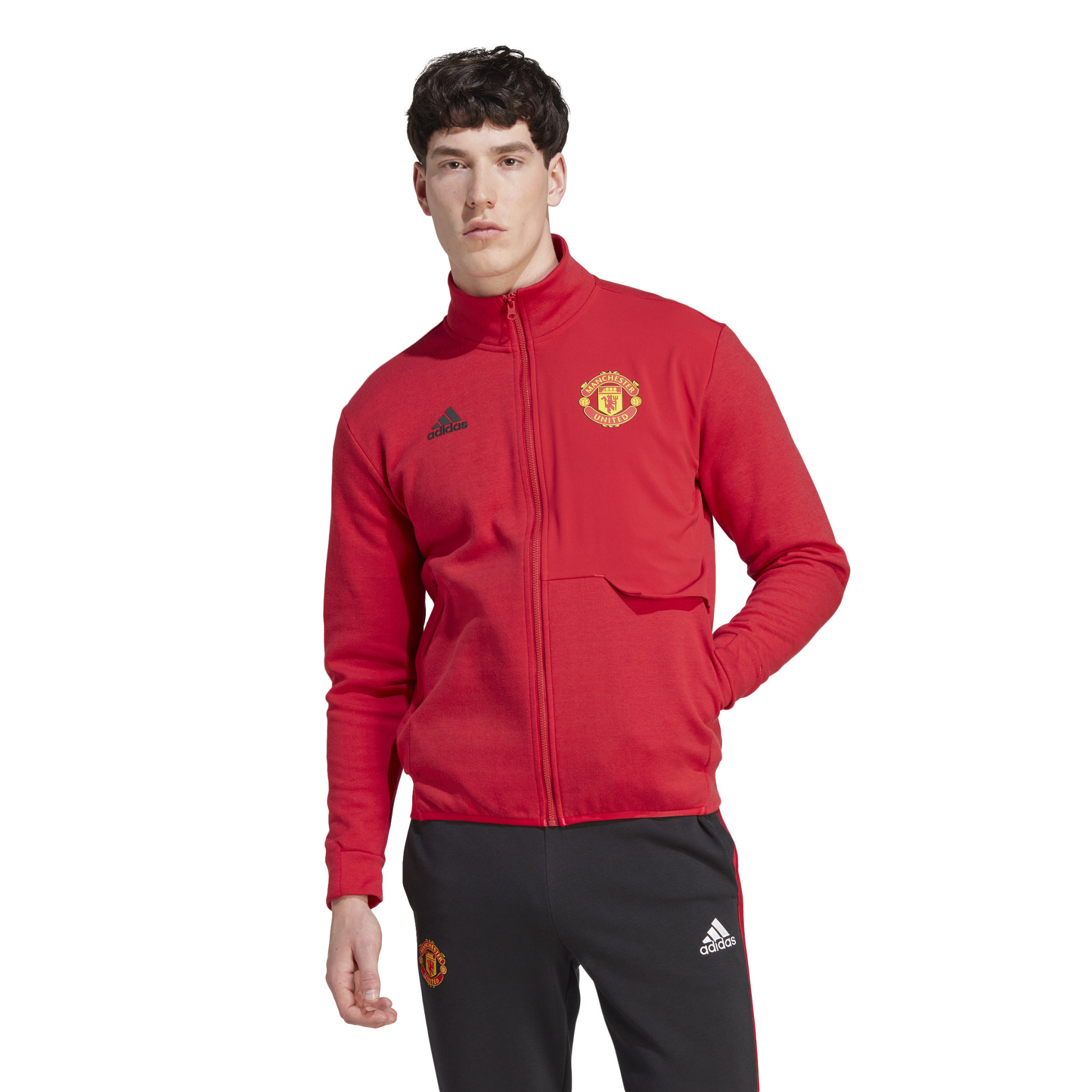 Adidas Manchester United 23/24 Anthem Jacket - SoccerWorld - SoccerWorld