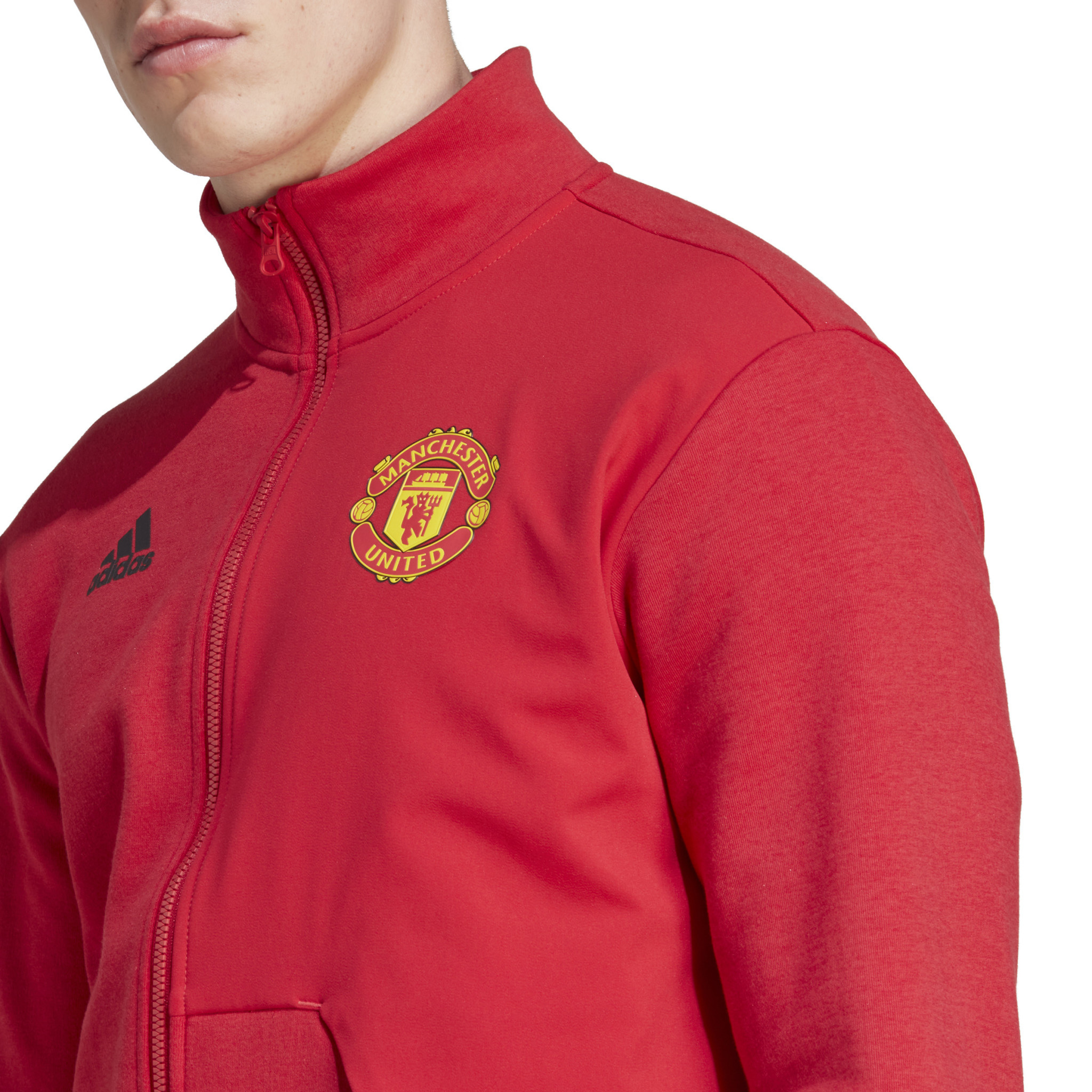Adidas Manchester United 23/24 Anthem Jacket - SoccerWorld - SoccerWorld