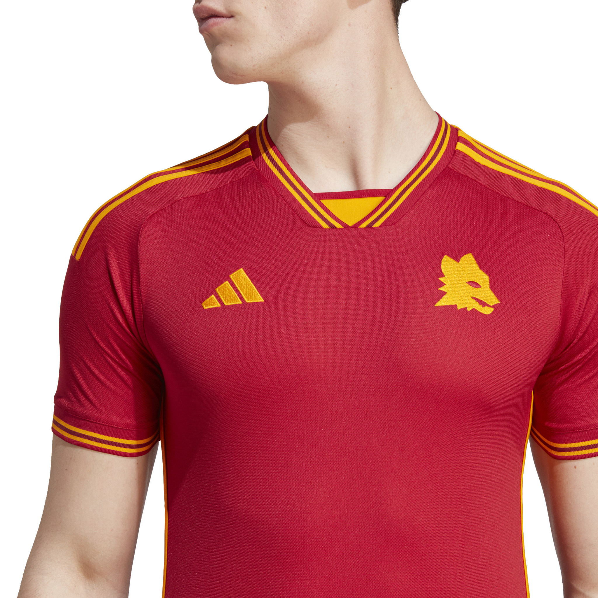 Adidas AS Roma 23/24 Home Jersey - SoccerWorld - SoccerWorld