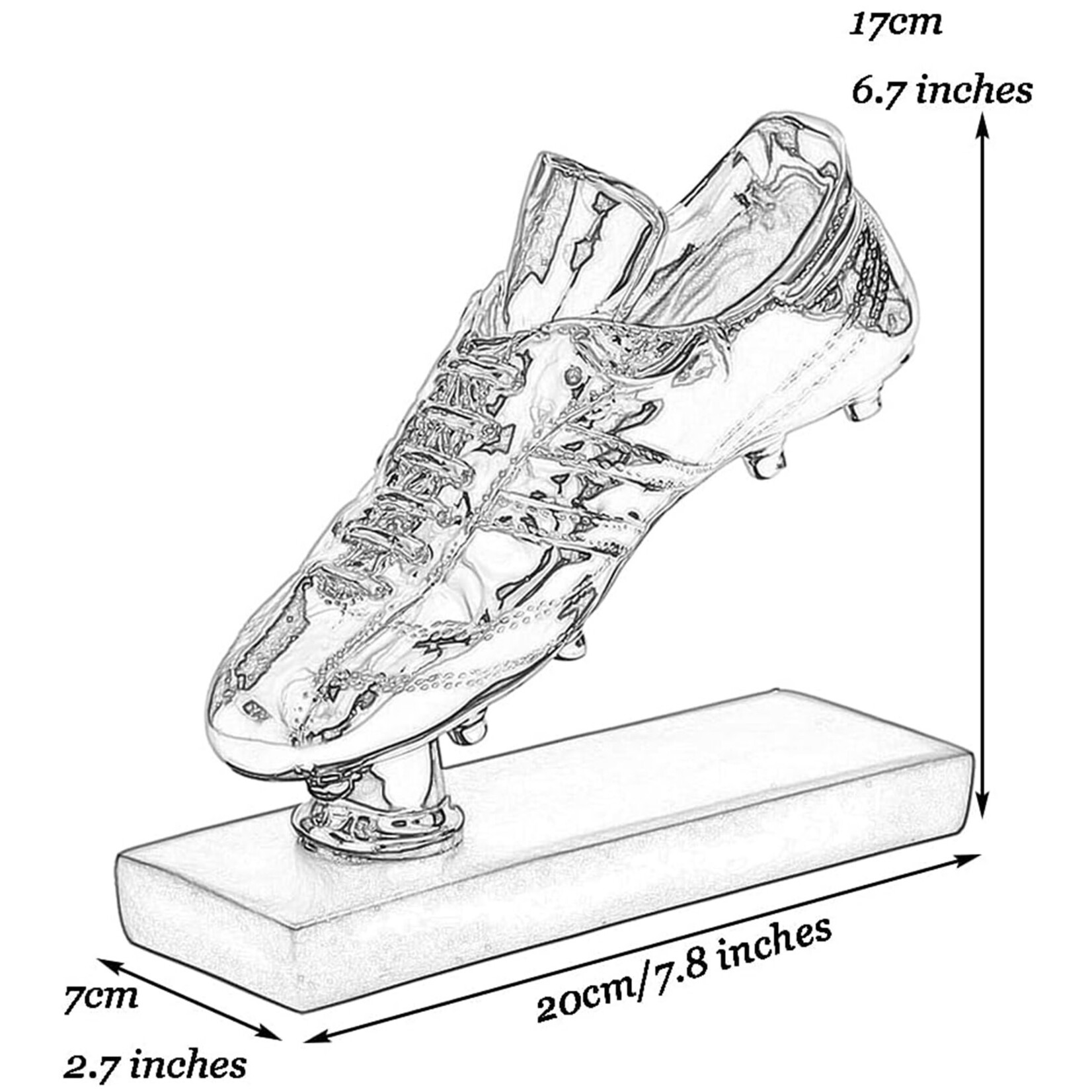 Golden Boot Replica Trophy - SoccerWorld - SoccerWorld