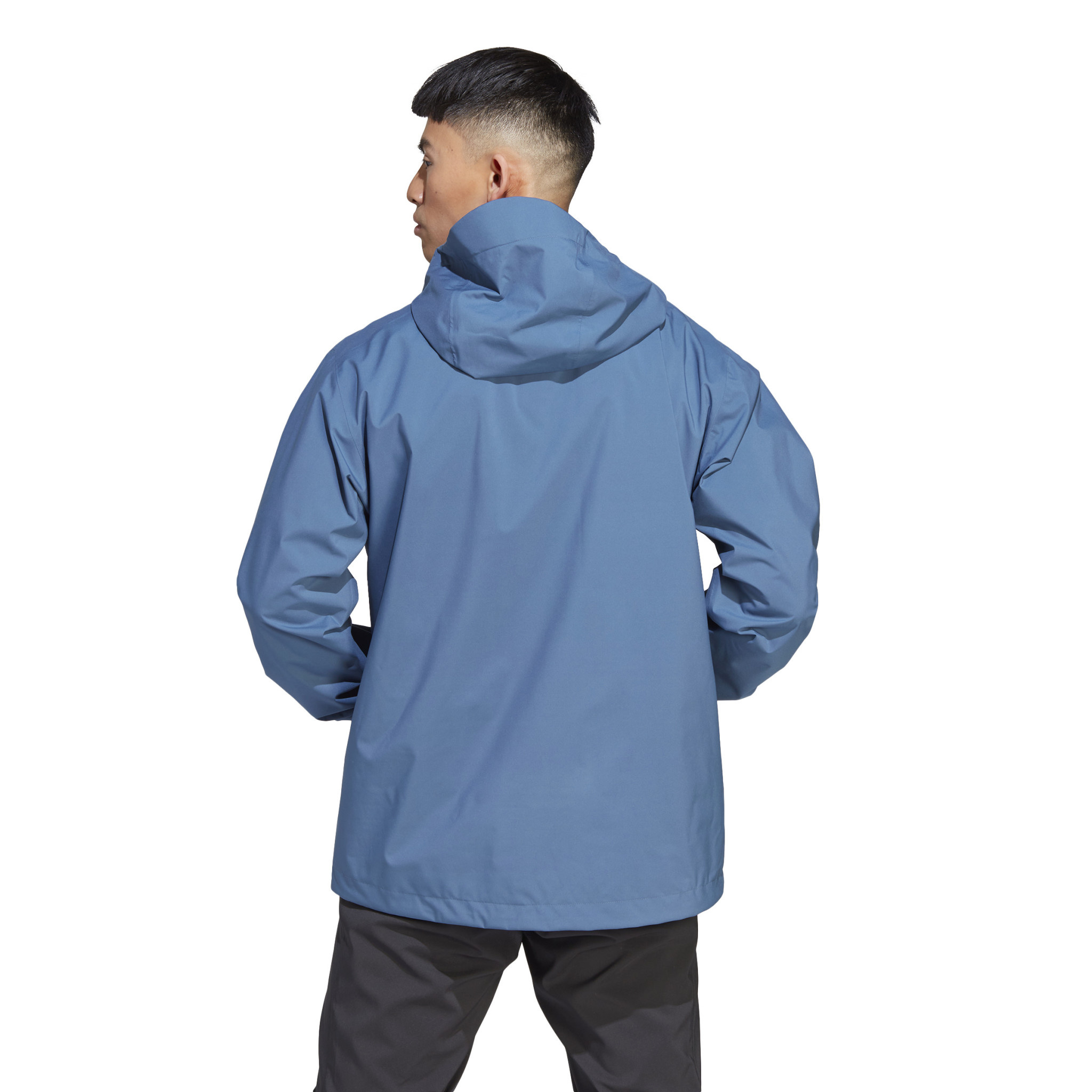 TERREX MULTI RAIN.RDY 2.5-LAYER RAIN JACKET (BLUE) - SoccerWorld