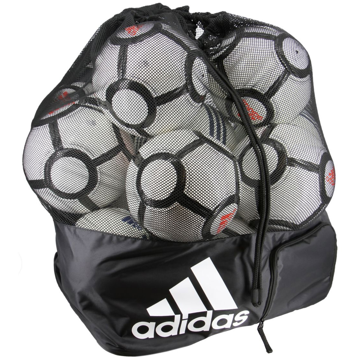 STADIUM BALL BAG (BLACK/WHITE) - SoccerWorld