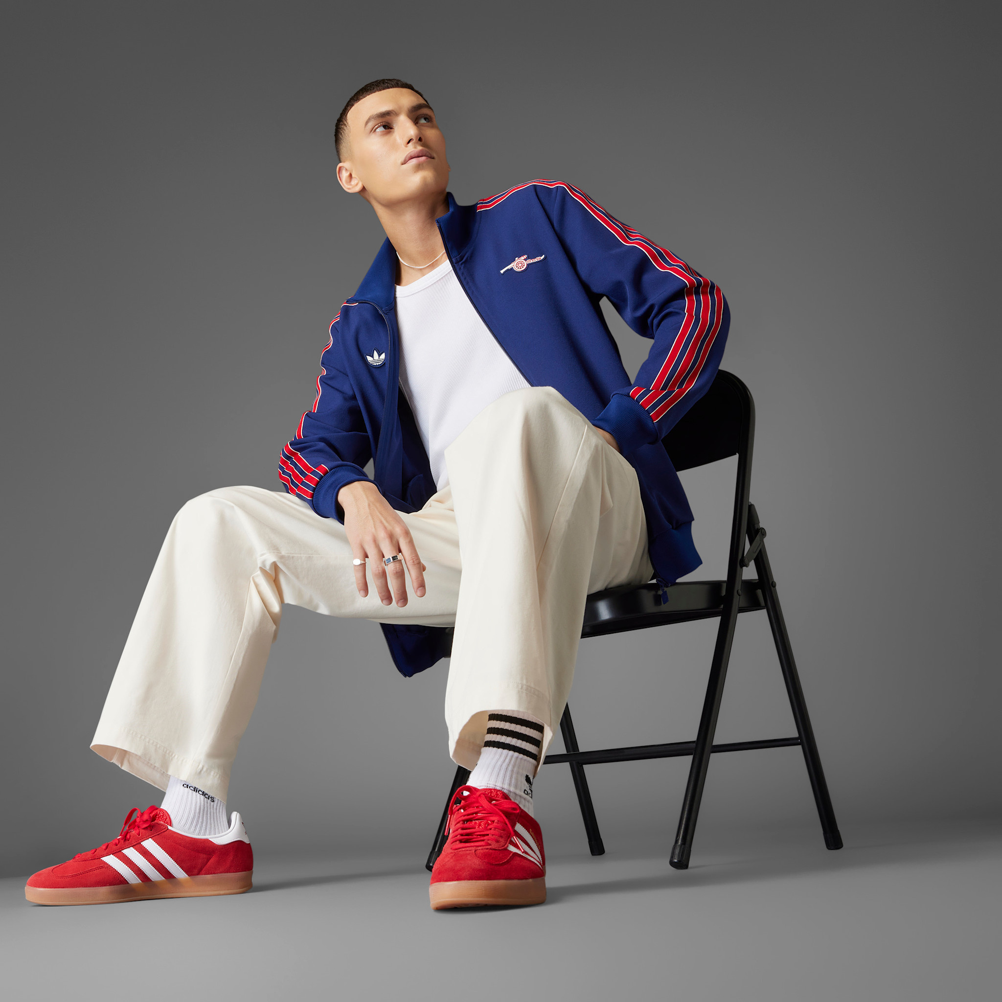 adidas Arsenal 24/25 Terrace Icons Track Top - SoccerWorld - SoccerWorld