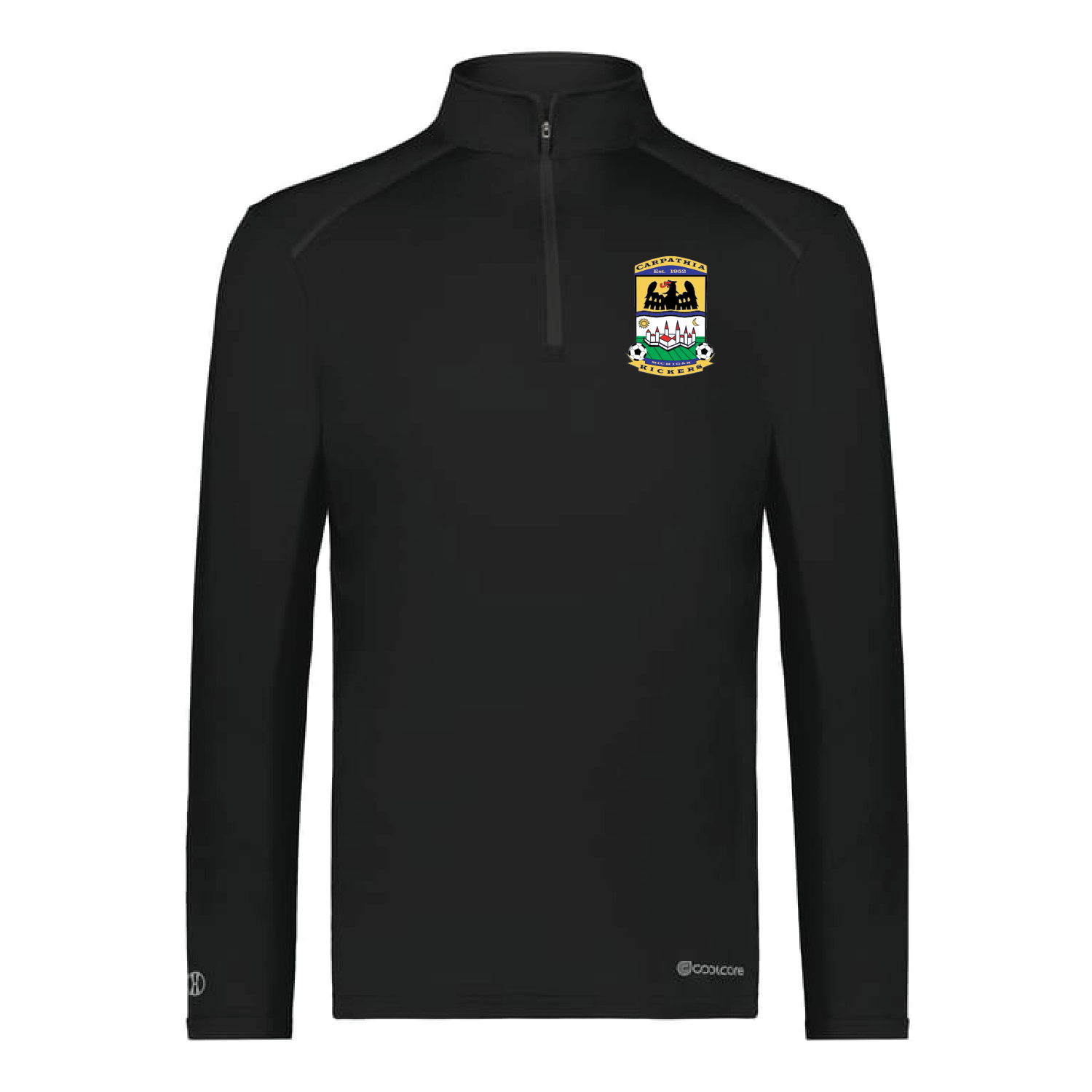 CARPATHIA KICKERS 1/4 ZIP (BLACK) - SoccerWorld