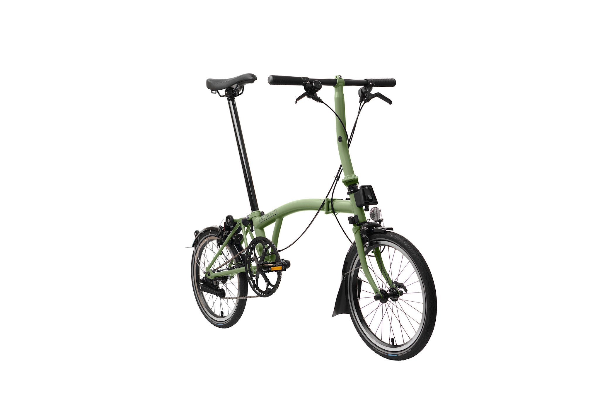 Brompton - Bike - C Line Urban, Matcha Green, S Handlebar, Extended ...