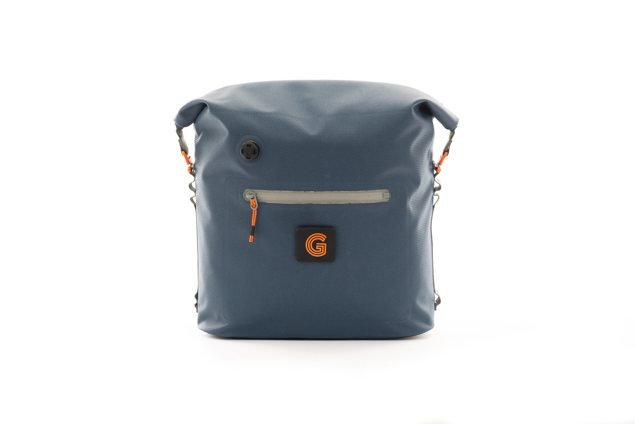 Brompton - Luggage - Borough Waterproof Roll Top Bag, Navy/Grey, Small ...