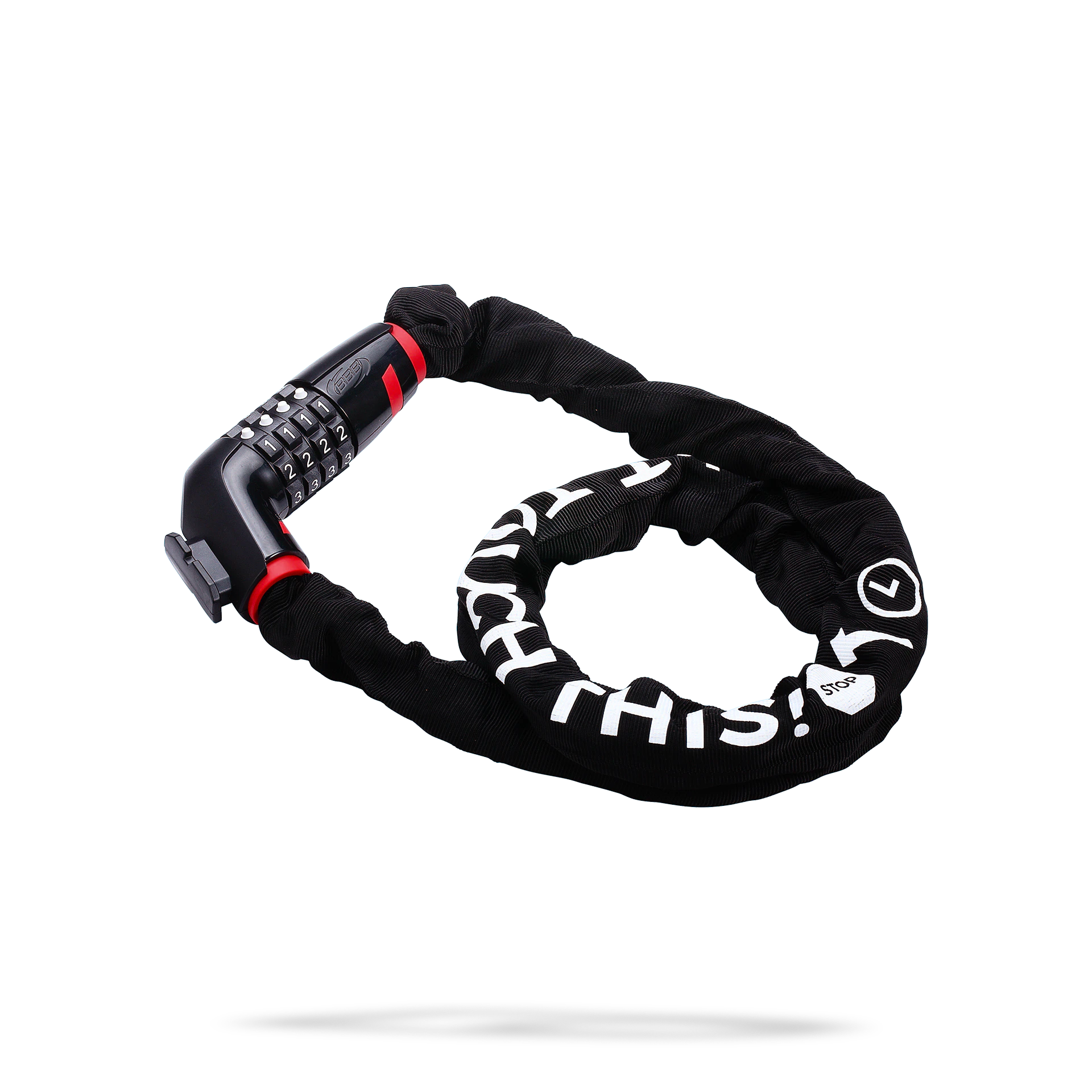 BBB CodeLink Steel Chain Combo Lock - Le CycloSportif Noosa Heads Australia