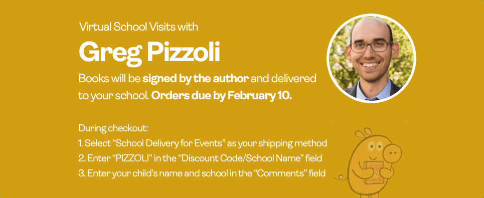 Greg Pizzoli - Linden Tree Books, Los Altos, CA