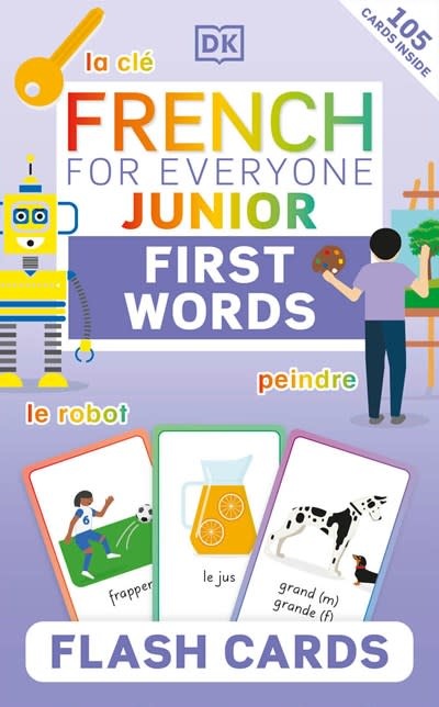 French for Everyone Junior First Words Flash Cards by DK - Linden Tree ...