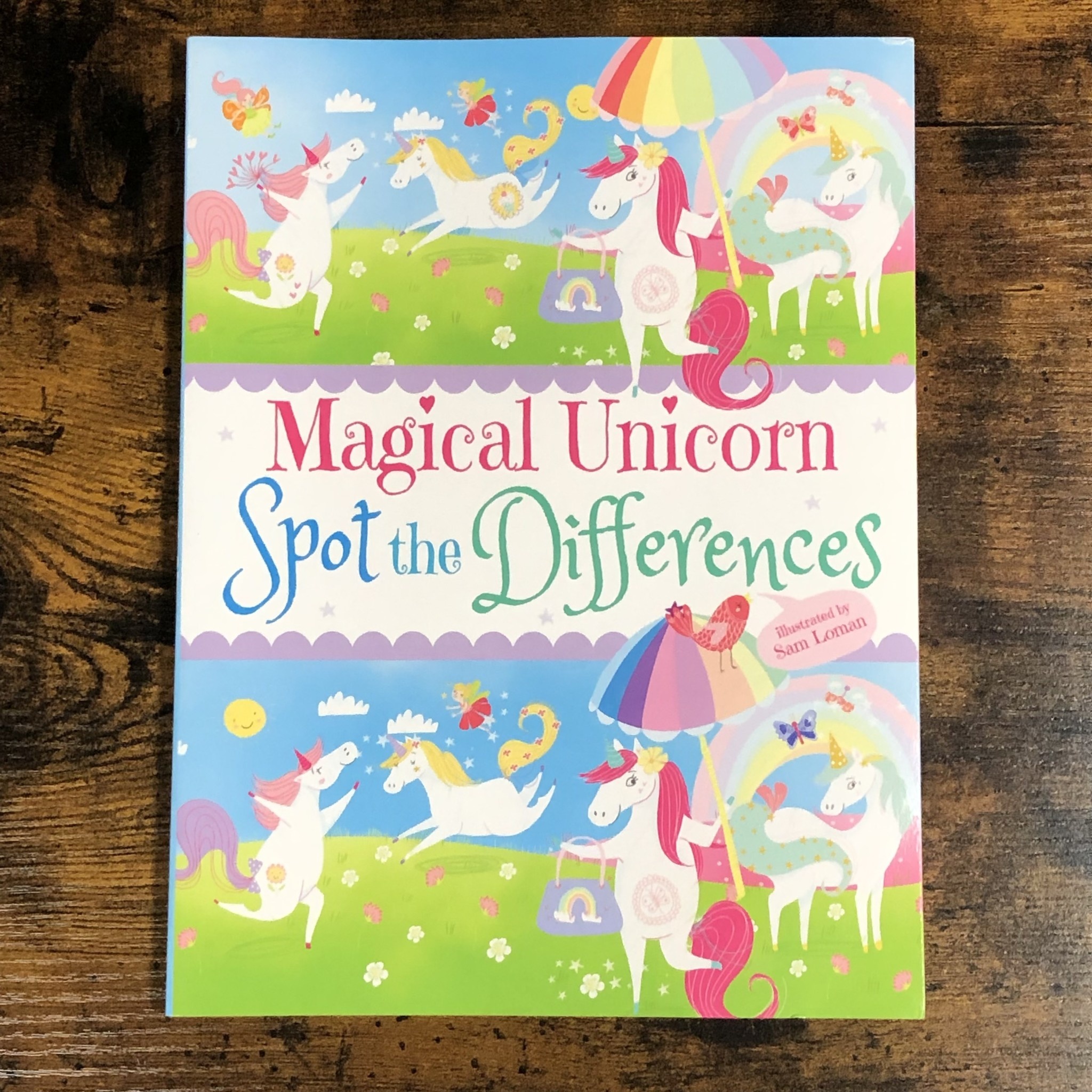 Book - Magical Unicorn: Spot the Differences - O'Toys Book - Magical Unicorn: Spot the Differences - O'Toys