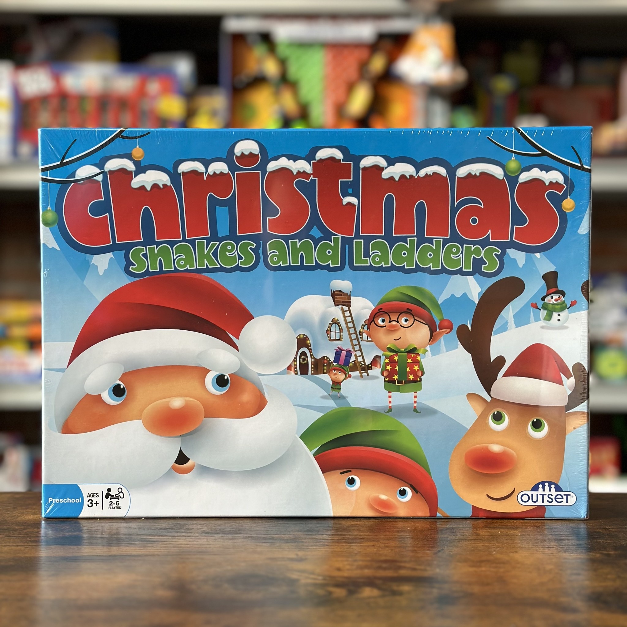 Game - Christmas Snakes and Ladders - O'Toys