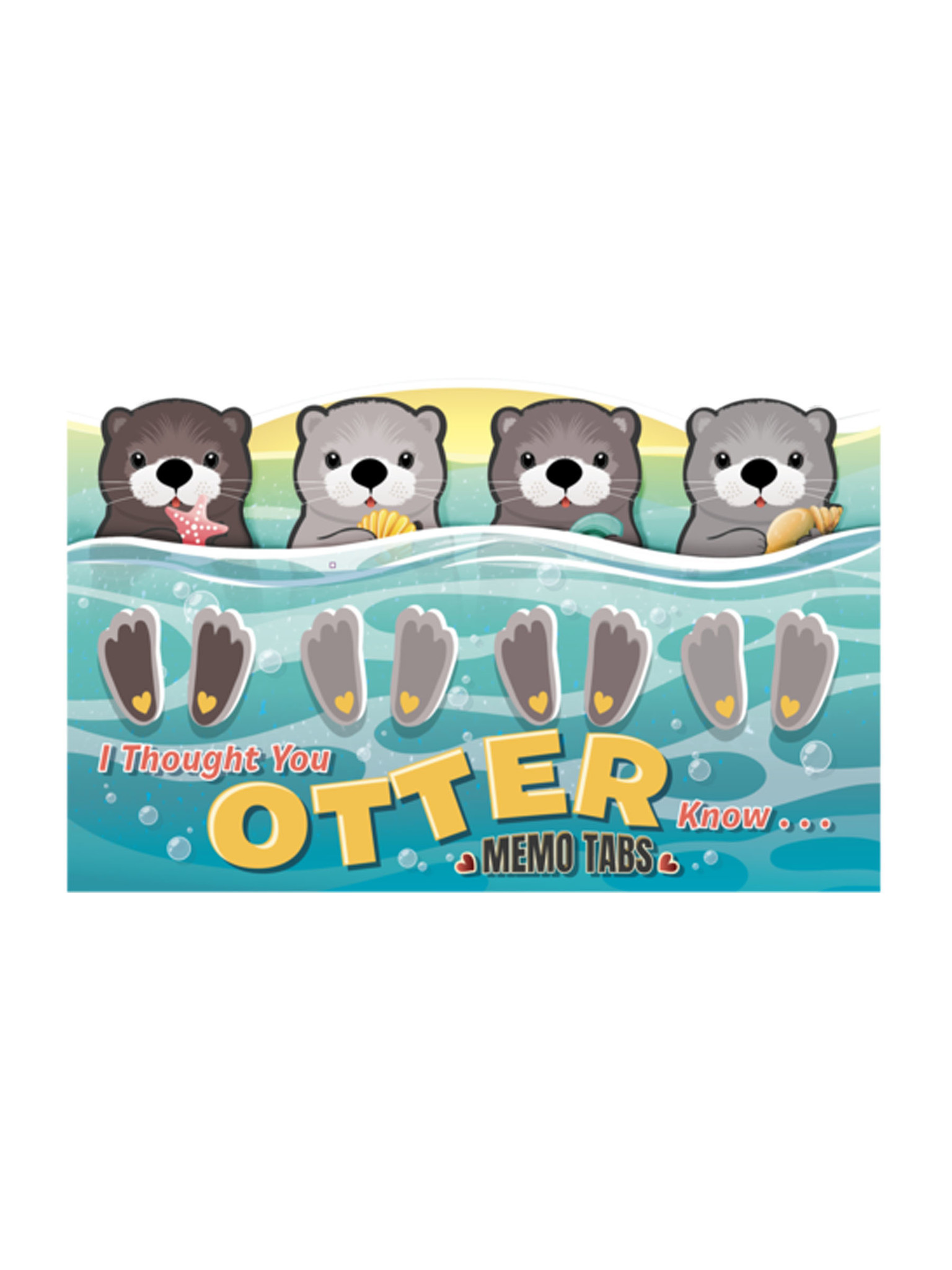 Streamline - You Otter Know Memo Tabs - iluvthatstore.com