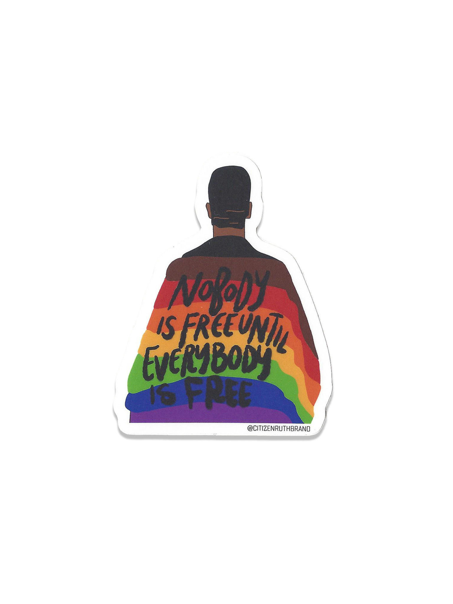 Citizen Ruth - Nobody is Free Vinyl Sticker - iluvthatstore.com