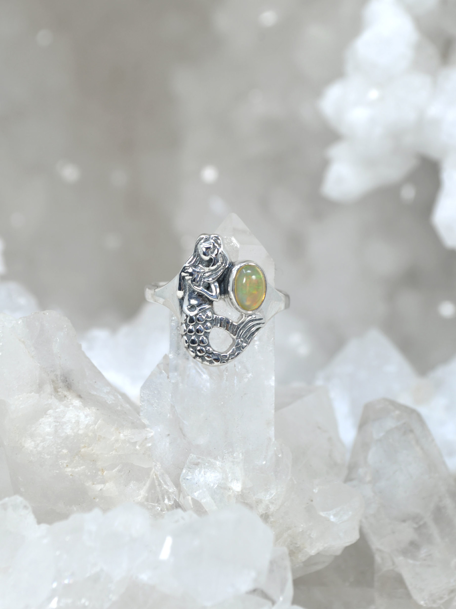 Mermaid Opal Ring - iluvthatstore.com