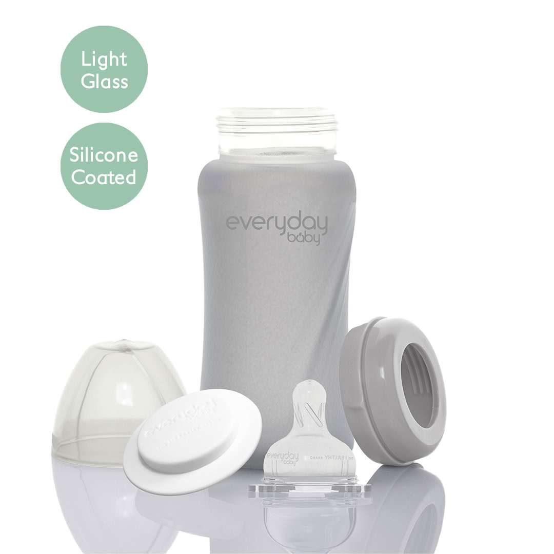 Everyday Baby - Silicone Coated Glass Bottle - Kaos Kids