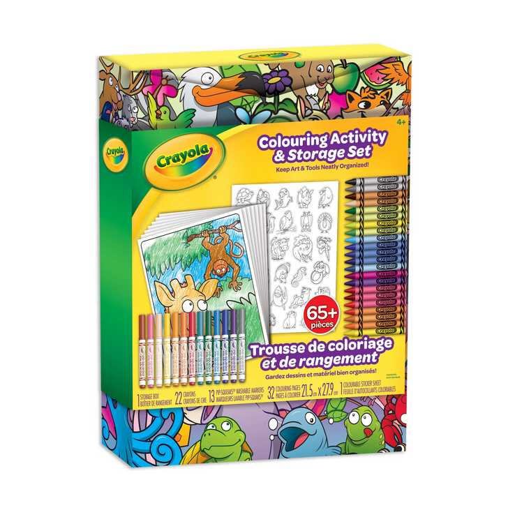 Crayola Colouring Activity and Storage Set - Kaos Kids