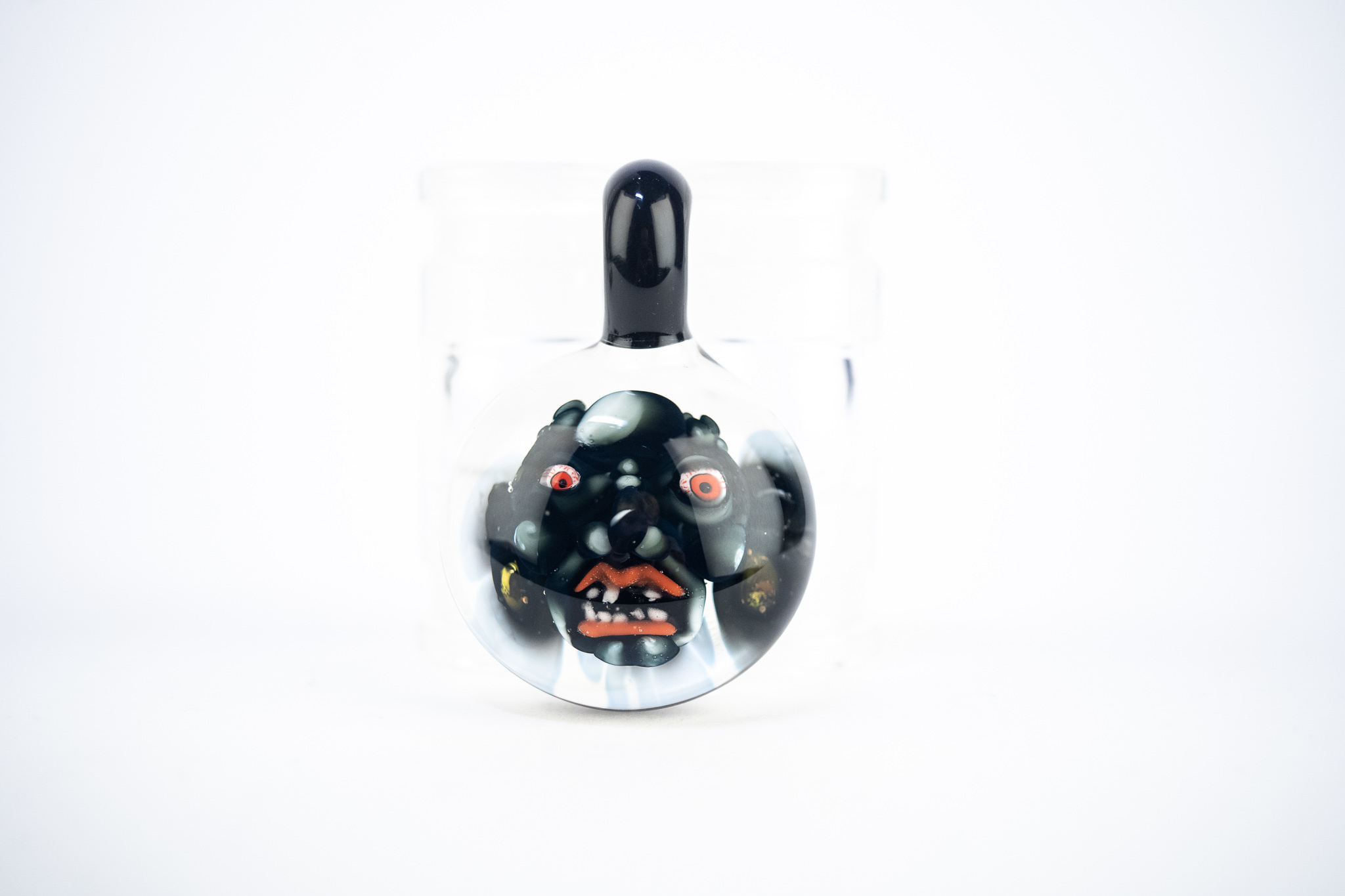 DWRECK Face Implosion Bloodshot Eyes Pendant #1 - BC Smokeshop