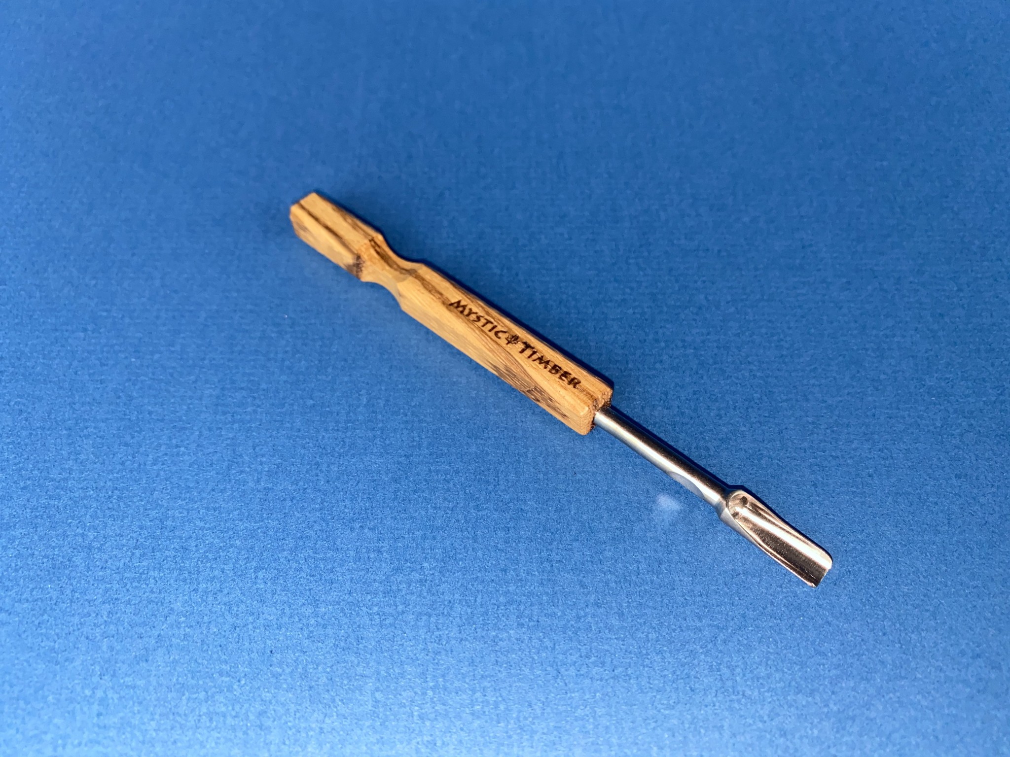 Mystic Timber Sauce Spoon Zebra - BC Smokeshop