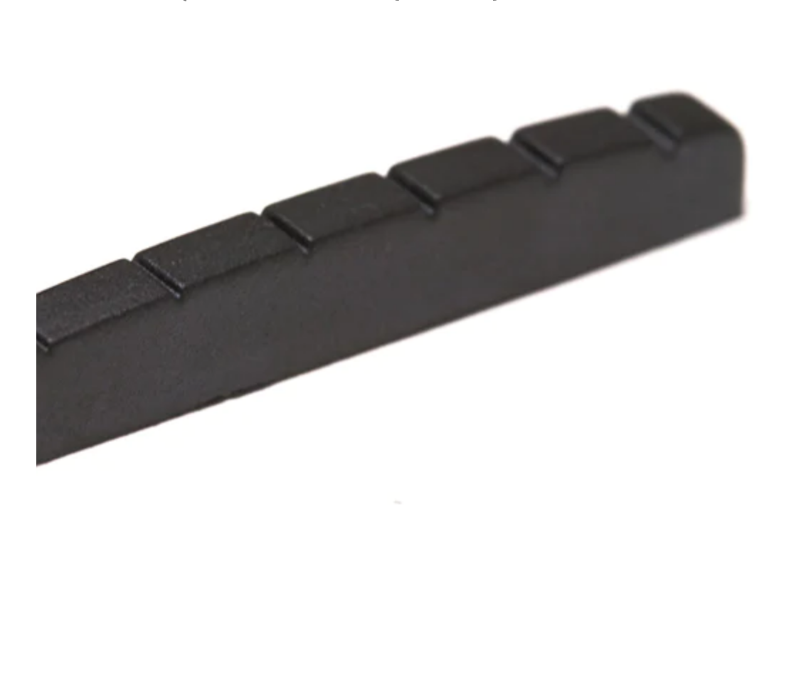 Graph Tech Black TUSQ XL Slotted Flat Bottom Nut PT-5010-00 - Indy ...