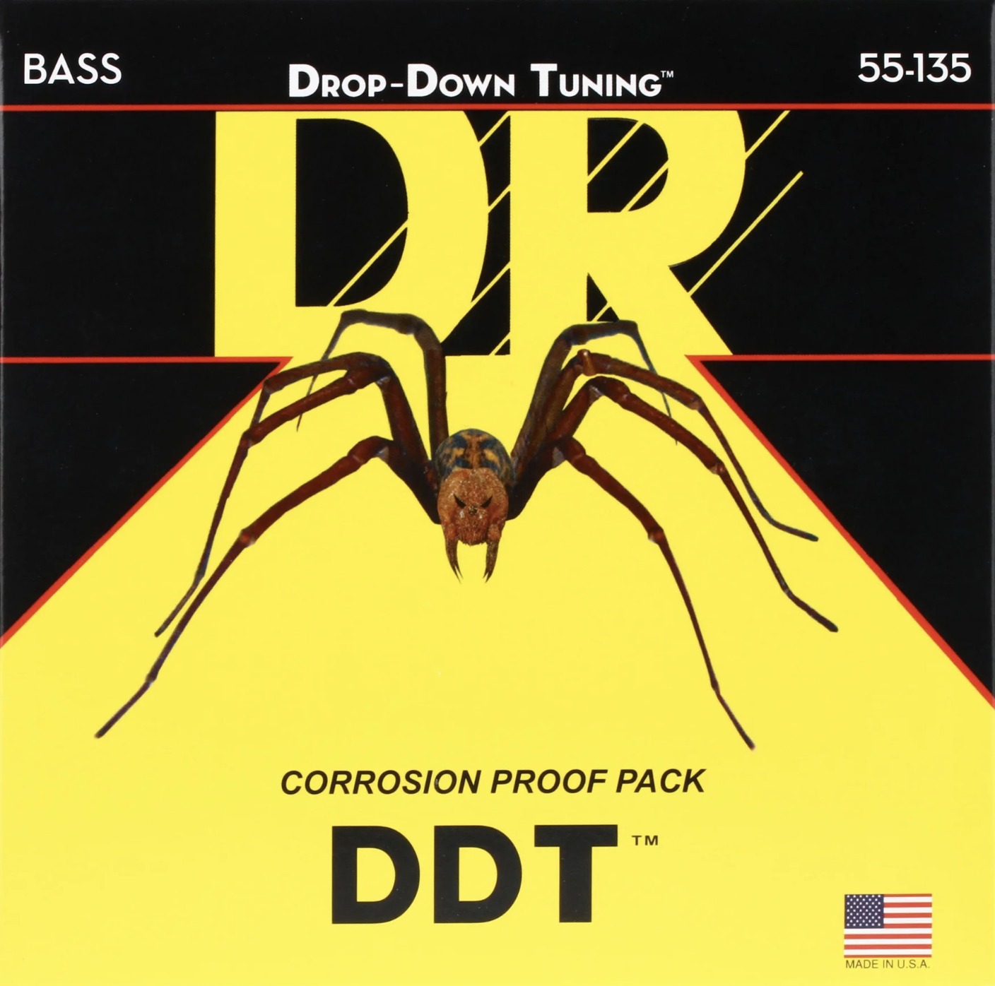 DR Strings Drop-Down Tuning Stainless Steel Heavy Bass Guitar Strings ...