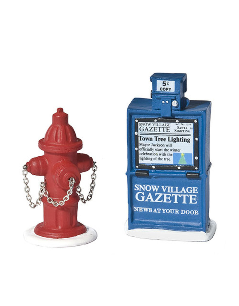 Fire Hydrant Paper Box for Department 56 Village - The Spruce House