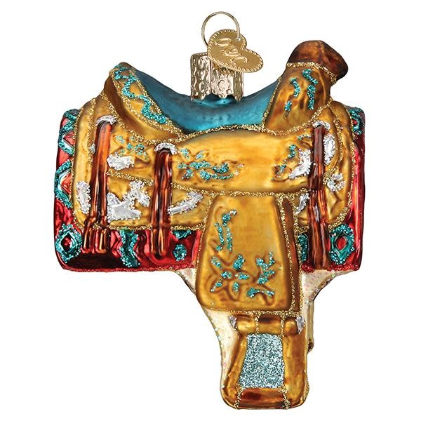 Western Saddle Ornament - The Christmas Shoppe