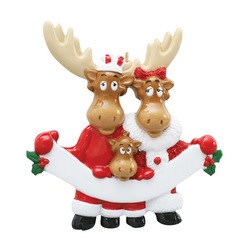 3 Moose Family - The Christmas Shoppe