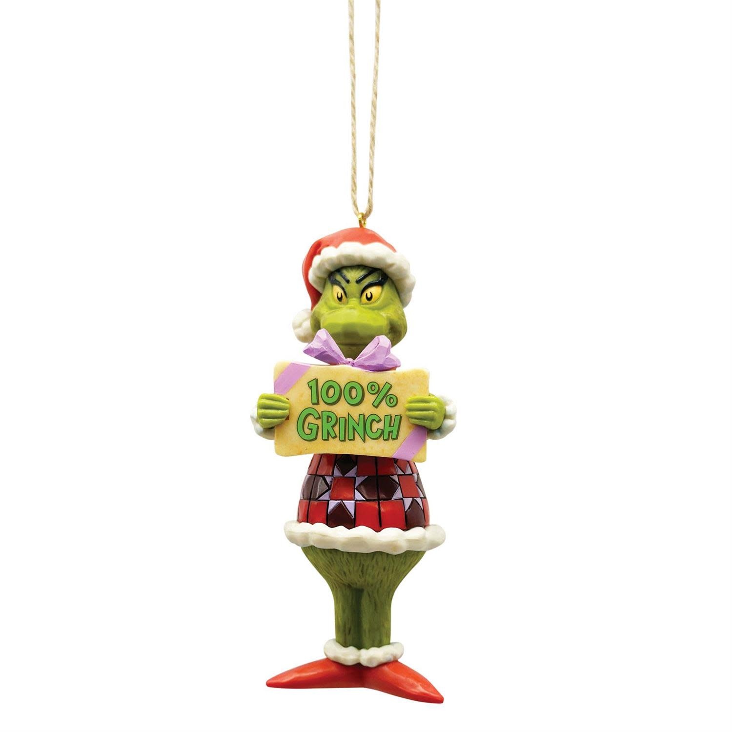 100% Grinch Ornament - The Christmas Shoppe