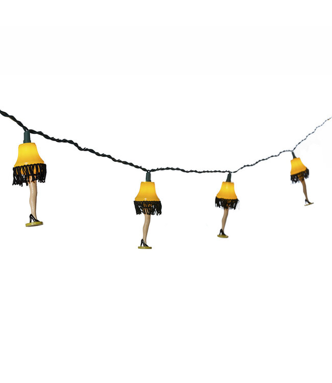 A Christmas Story UL 10-Lights Leg Lamp Light Set - The Christmas Shoppe