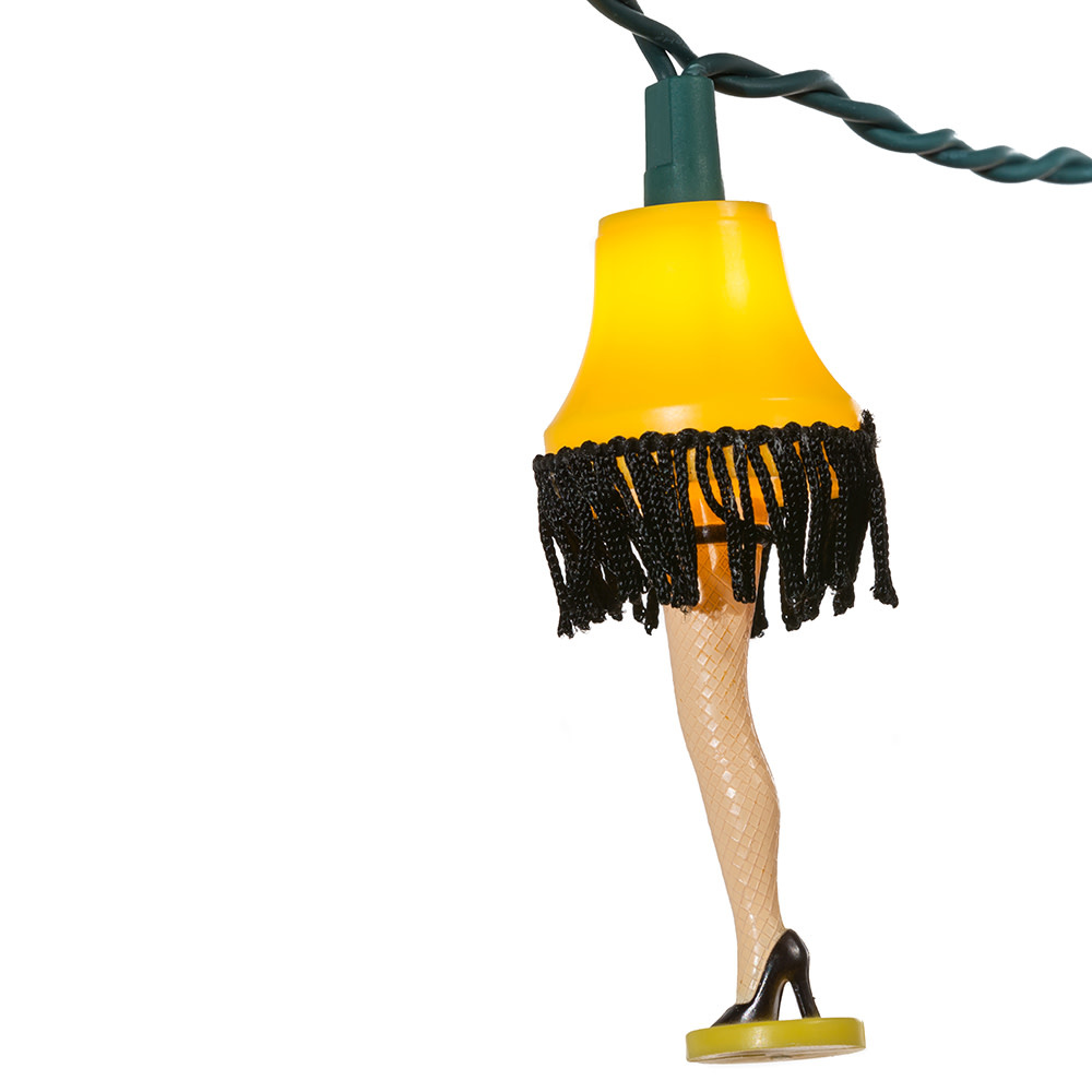 A Christmas Story UL 10-Lights Leg Lamp Light Set - The Christmas Shoppe