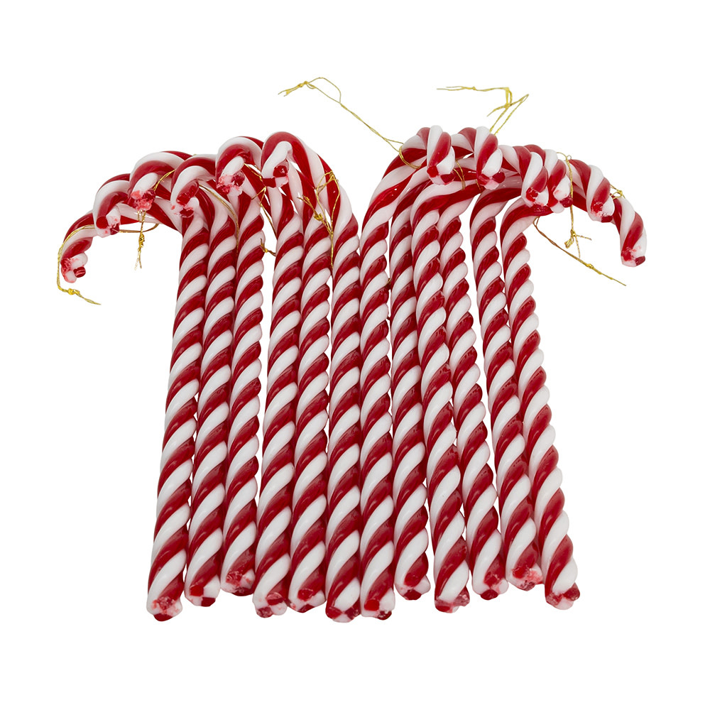 Kurt S. Adler Candy Cane Hanging Orn 12-Piece Box Set - The Christmas ...